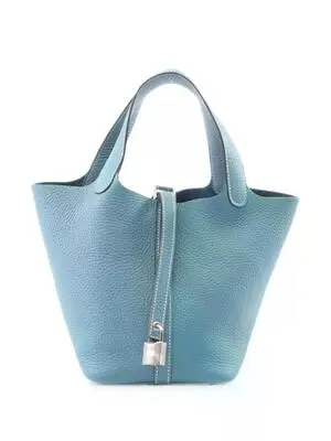 Hermès Pm Picotin Lock Handbag - Blue