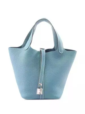 Hermès Pm Picotin Lock Handbag - Blue