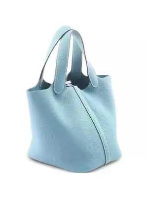 Hermès Pm Picotin Lock Handbag - Blue