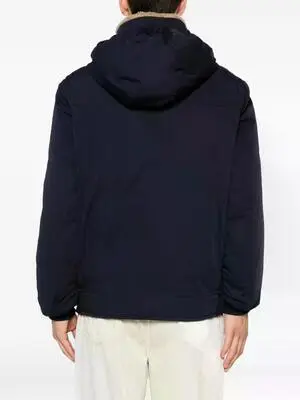 Brunello Cucinelli Shearling Collar Hooded Jacket