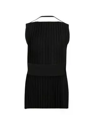 Sportmax Ribbed-knit Sleeveless Top