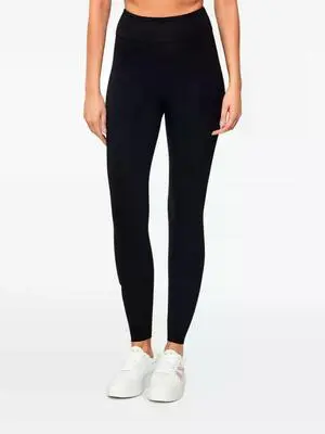 EA7 Logo-print Leggings - Black