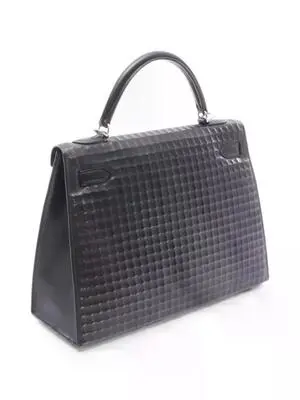 Hermès Kelly Two-tone Leather Handbag