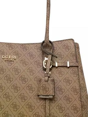 Guess Leona Logo-print Monogram Tote Bag