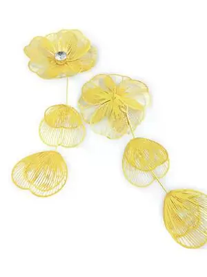 HZMER JEWELLERY Celestial Petal Drop Earrings