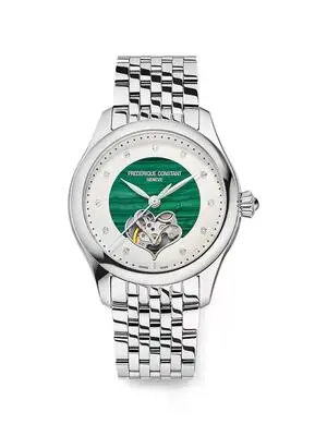 FREDERIQUE CONSTANT Classics Double Heart Beat Watch - Green