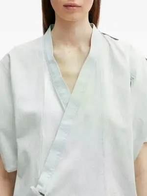 Kenzo Wrap-style Short-sleeve Top