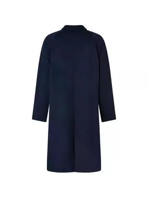 Giorgio Armani Concealed-fastening Raglan-sleeve Coat