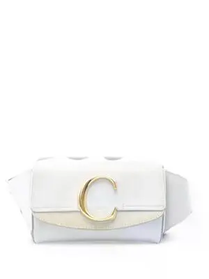 Chloé Calfskin & Suede Mini Bag - Grey
