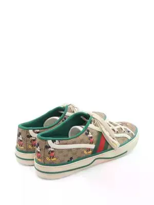 Gucci X Disney Mickey Mouse Tennis 1977 Sneakers - Neutrals