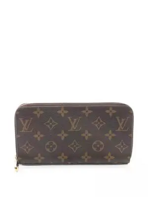 LOUIS VUITTON 2000s Zippy Wallet - Brown