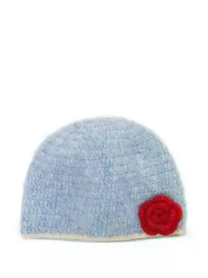 ROCKFISH Flower Patch Beanie Hat - Blue