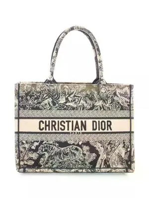 Dior 2000s Book Tote Toile De Jouy - Blue