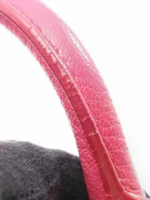 Miu Miu Madras Leather Tote Bag
