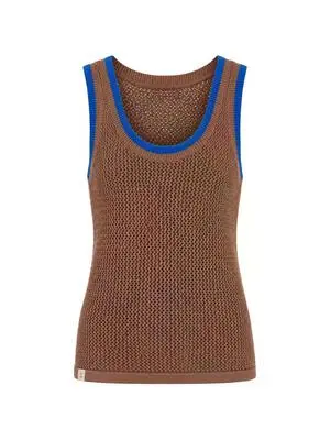 The Upside Avalon Wales Knit Tank Top - Brown