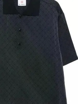 Casablanca Monogram-pattern Polo Shirt