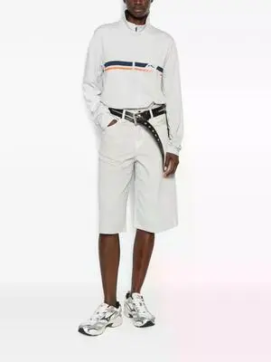 HAIKURE Becky Logo-patch Denim Shorts
