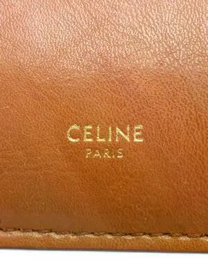 Celine Flat Luggage Leather Tote Bag - Brown