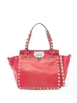 Valentino Garavani 2000s Rockstud Handbag - Red