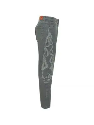 Gcds Flame-detail Jeans