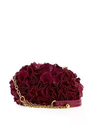 Chloé Plissé Floral-appliqué Shoulder Bag