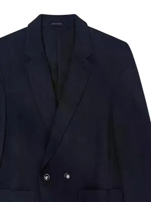 Giorgio Armani Double-breasted Coat - Blue