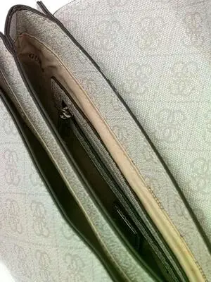 Guess Leona Monogram Shoulder Bag