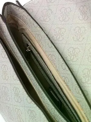 Guess Leona Monogram Shoulder Bag