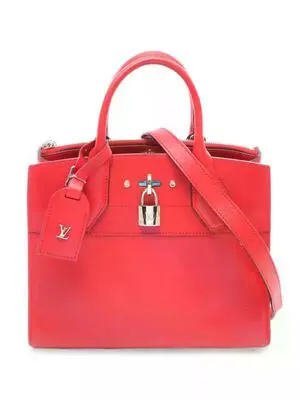LOUIS VUITTON City Steamer Tote Bag - Red