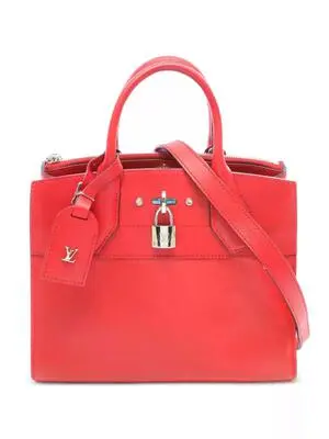 LOUIS VUITTON City Steamer Tote Bag - Red
