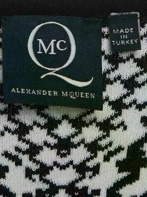 Alexander McQueen Houndstooth Knitted Cardigan