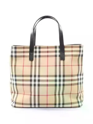 Burberry Nova Check Tote Bag - Neutrals
