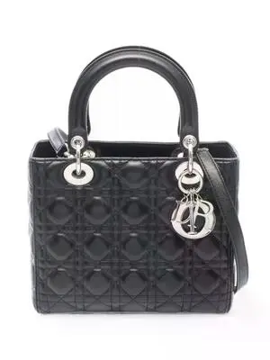 Dior Lady Cannage Handbag - Black