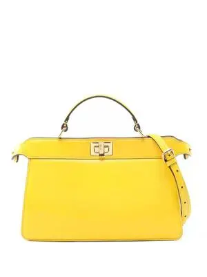 Fendi Peekaboo Iseeu East-west Handbag - Yellow