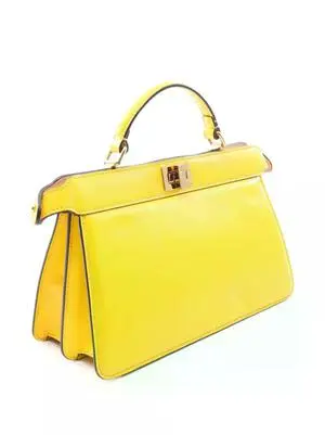 Fendi Peekaboo Iseeu East-west Handbag - Yellow