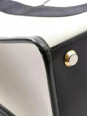 Balenciaga Leather-trimmed Canvas Tote Bag