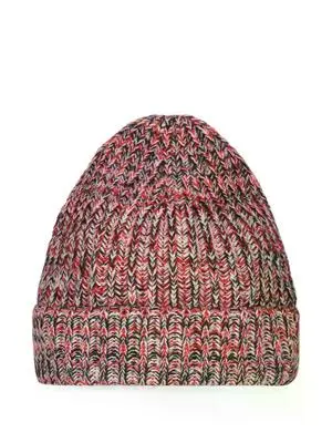 Malo Ribbed-knit Cashmere Beanie Hat - Red