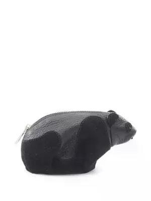 Loewe 2000s Panda Coin Purse - Black