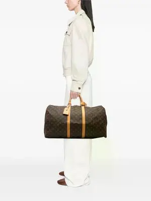 LOUIS VUITTON 1997 Monogram Keepall 55 Travel Bag