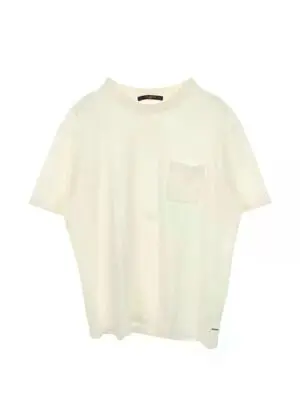 LOUIS VUITTON 2010s Damier Pocket T-shirt - Neutrals