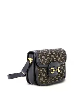 Gucci Horsebit 1955 Small Shoulder Bag - Black