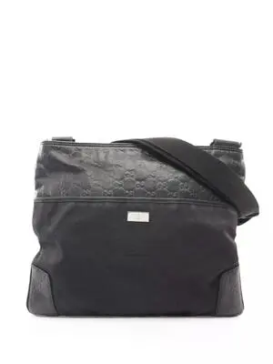 Gucci Guccissima Shoulder Bag - Black