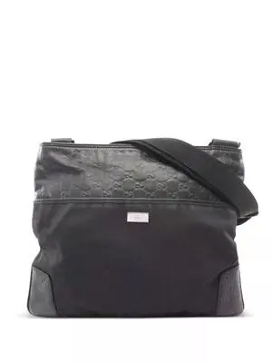 Gucci Guccissima Shoulder Bag - Black