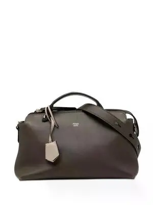 Fendi 2010-2026 Medium Leather The Way Satchel - Grey