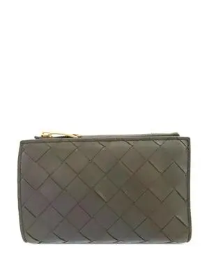 Bottega Veneta 2012-2026 Nappa Intrecciato Bifold Wallet Small Wallets - Brown