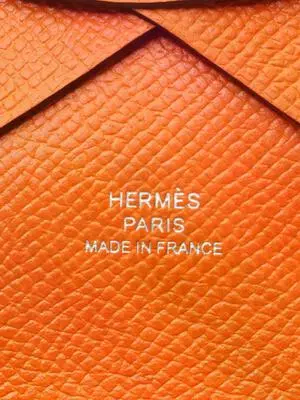 Hermès Calviduo Leather Coin Purse