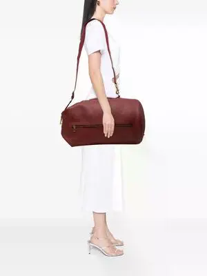 Gucci Grained Leather Vertical Zip Sling Bag