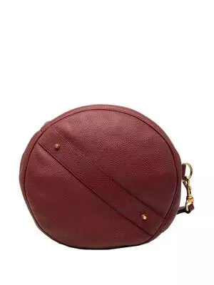 Gucci Grained Leather Vertical Zip Sling Bag