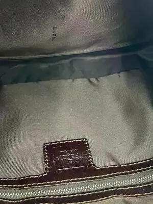Fendi Zucca Canvas Shoulder Bag