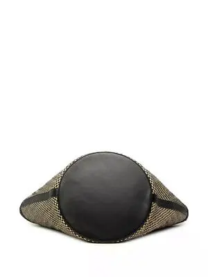 Saint Laurent Raffia Panier Basket Shopper Tote Bag